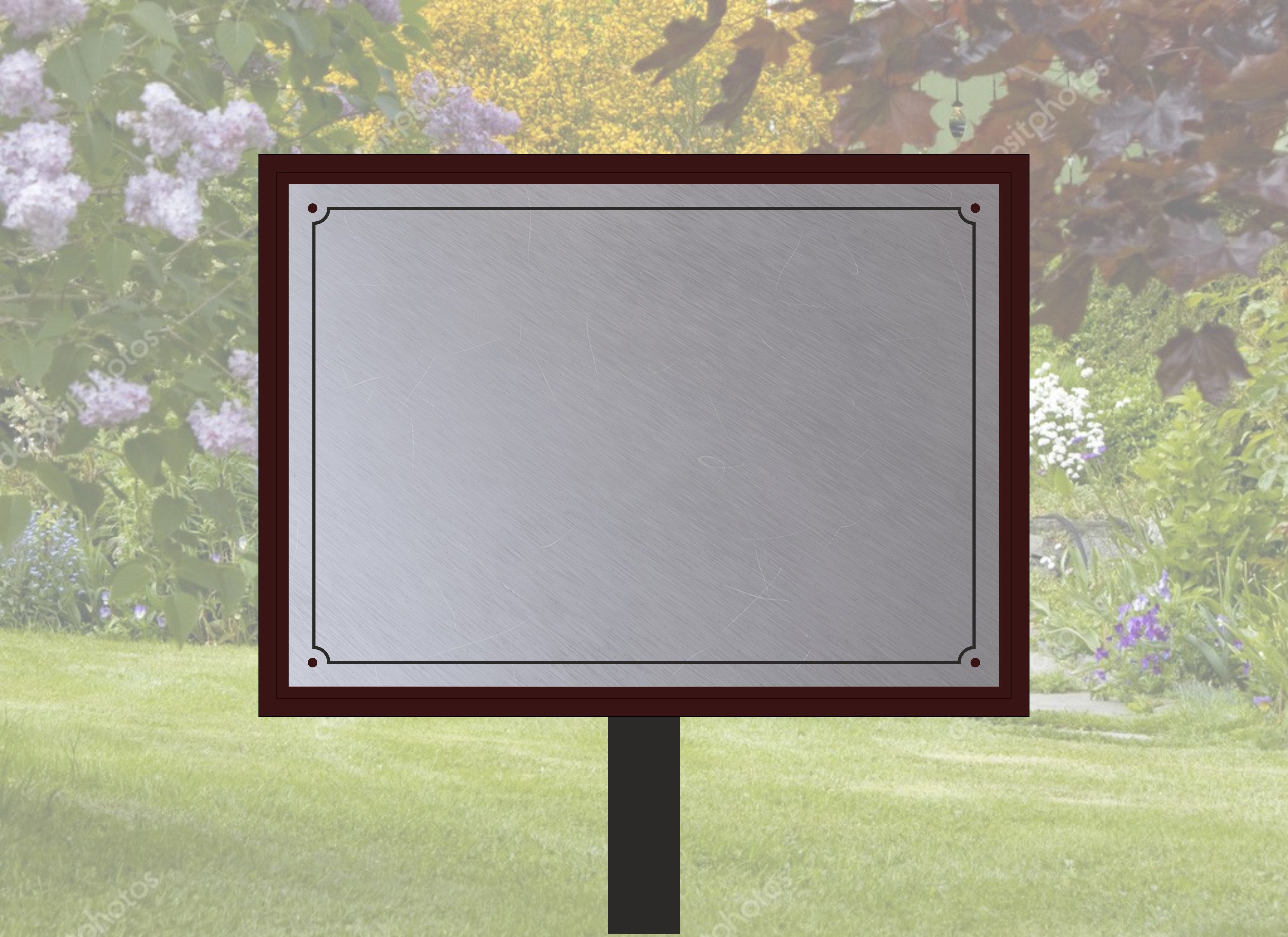 Aluminium Tree Plaque | Memorial | Commemorative | – Plaque Store